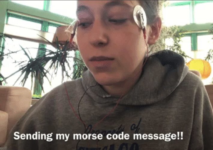 Texting With Eye Movements - Lucid Dream Lab - Dashiell Bark-Huss